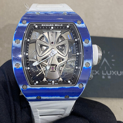 Richard Mille RM 52 06 Mask Blue Carbon Tourbillon Richard Mille RM 52 06 Mask Blue Carbon Tourbillon